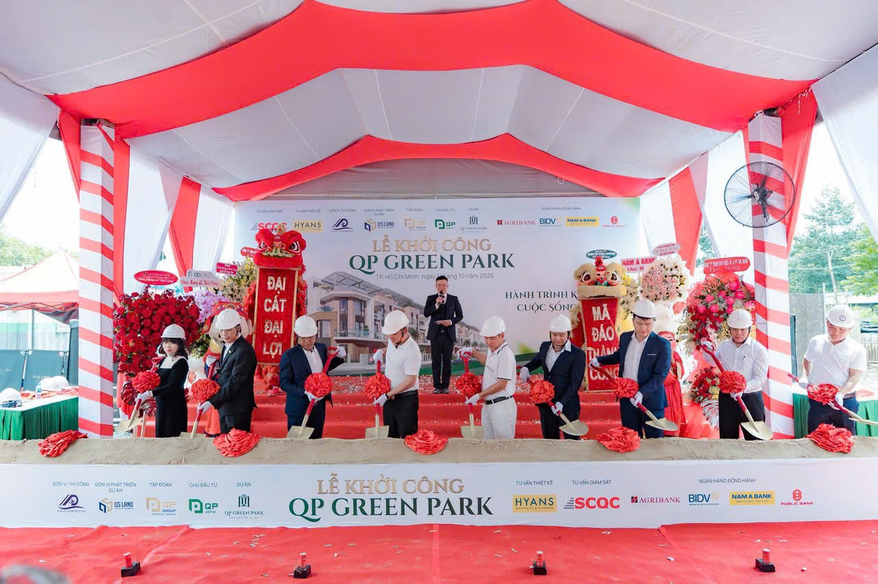 Lễ khởi công QP Green Park: Hành trình khởi tạo cuộc sống xanh - QP Group